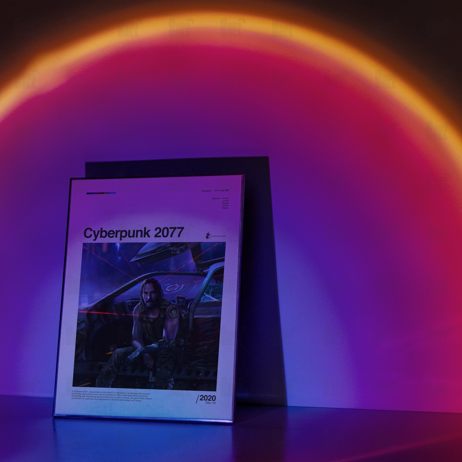 Cyberpunk 2077 Poster, Gaming Room Poster, Gaming Wall Poster, Gaming ...