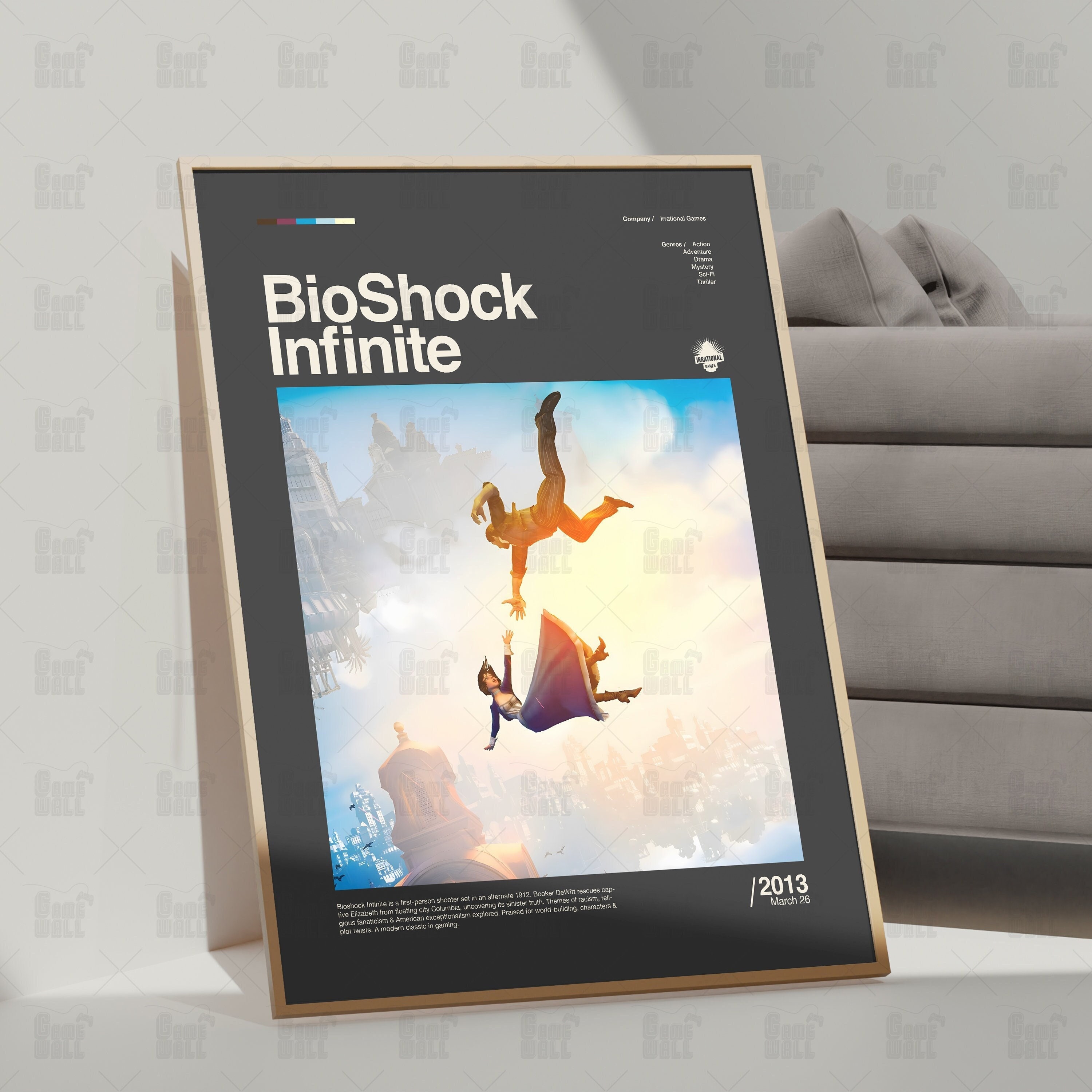 Bioshock Infinite Poster, Gaming Room Poster, Gaming Wall Poster ...