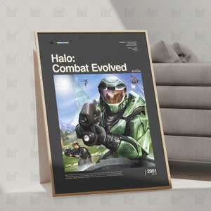Halo Combat Evolved Poster, Gaming Room Poster, Gaming Wall Poster ...