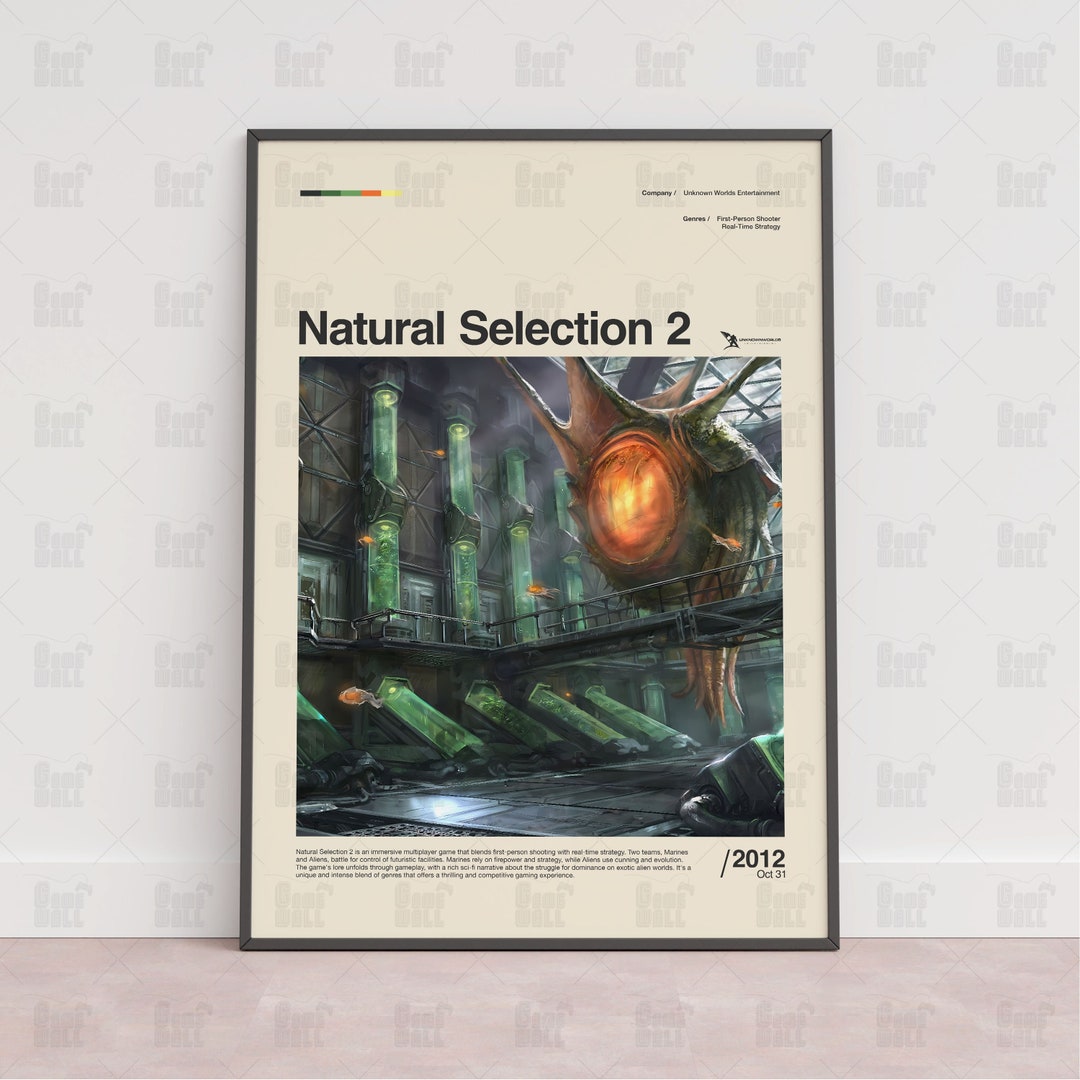 Natural Selection 2 Poster, Gaming Room Poster, Gaming Wall Poster ...