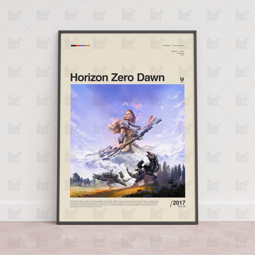 Horizon Zero Dawn Poster, Gaming Room Poster, Gaming Wall Poster ...