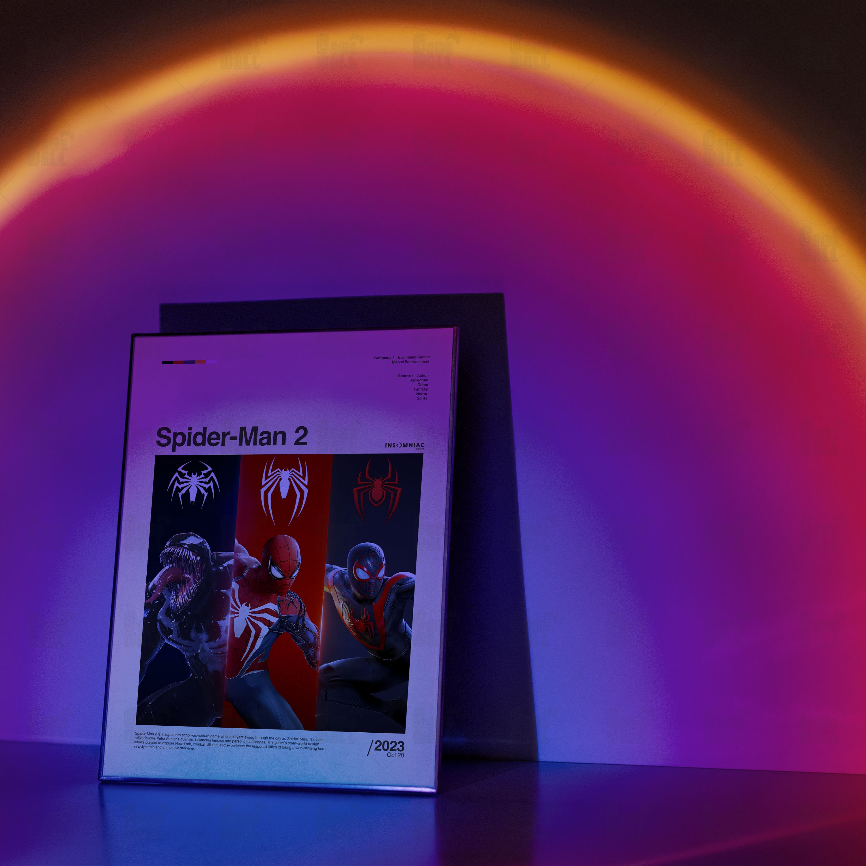 Spider-man 2 Poster Gaming Room Poster Gaming Wall Poster - Etsy Australia