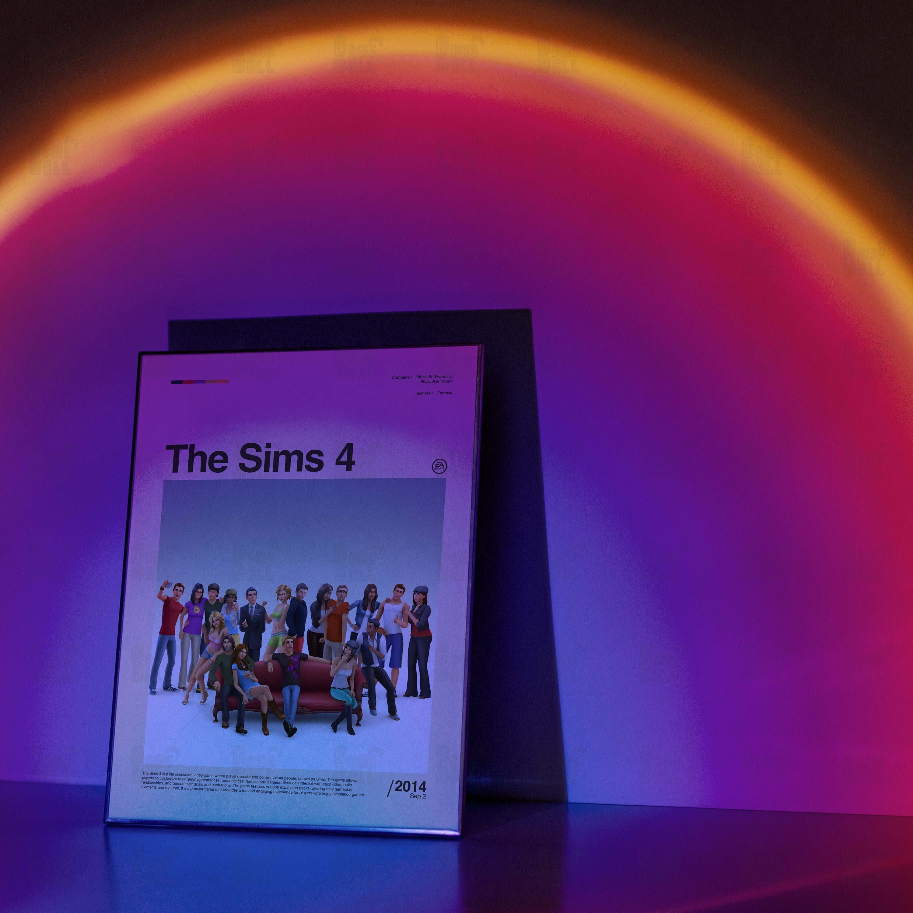 The Sims 4 Poster Gaming Room Poster Gaming Wall Poster - Etsy