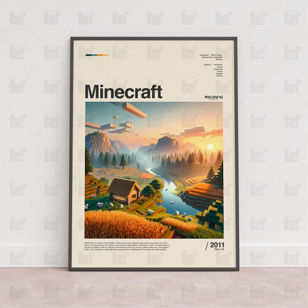 Mincraft Posters - Etsy