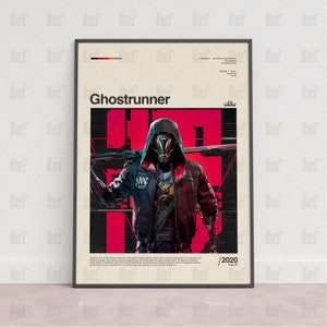 Ghostrunner Poster, Gaming Room Poster, Gaming Wall Poster, Gaming ...