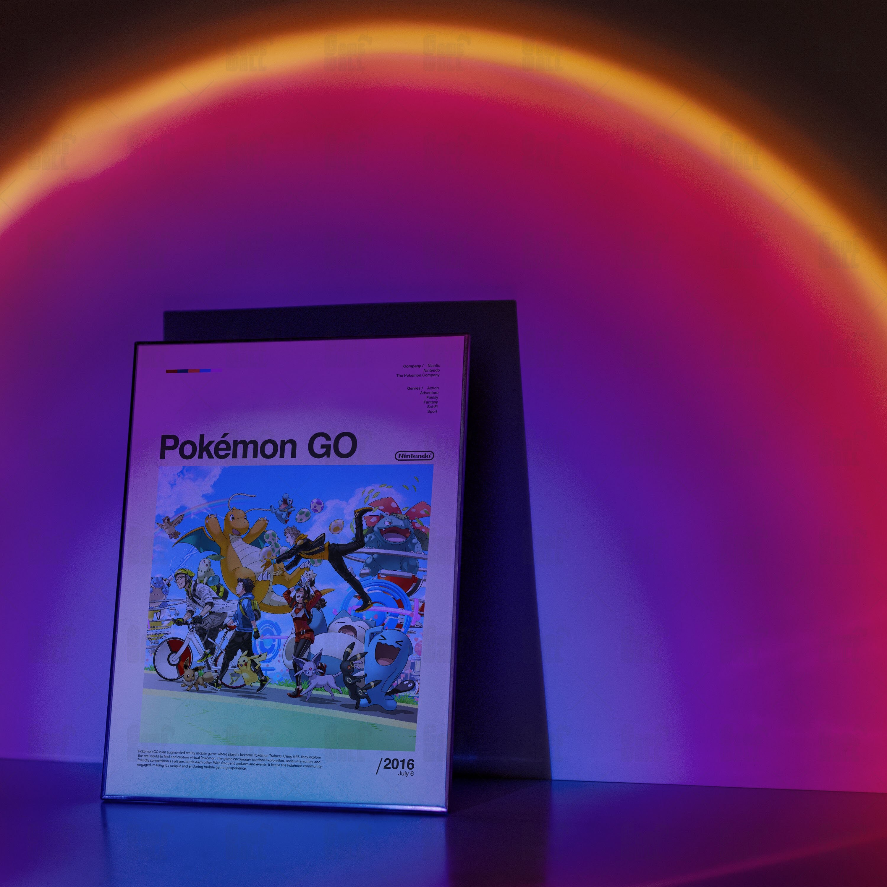 Pokemon GO Postergaming Room Poster Gaming Wall - Etsy