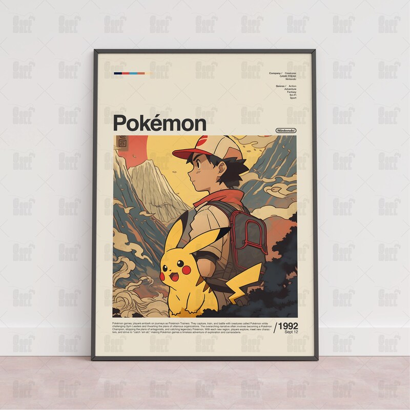 Pokemons Poster - Etsy
