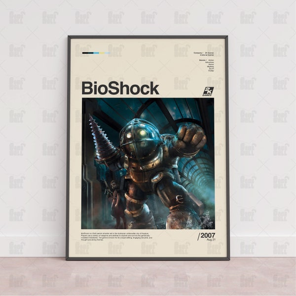 Bioshock Poster - Etsy UK