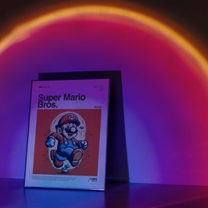 Super Mario Bros Poster, Gaming Room Poster, Gaming Wall Poster, Gaming ...