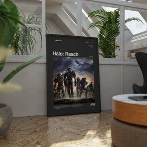 Halo Reach Poster, Gaming Room Poster, Gaming Wall Poster, Gaming Print ...
