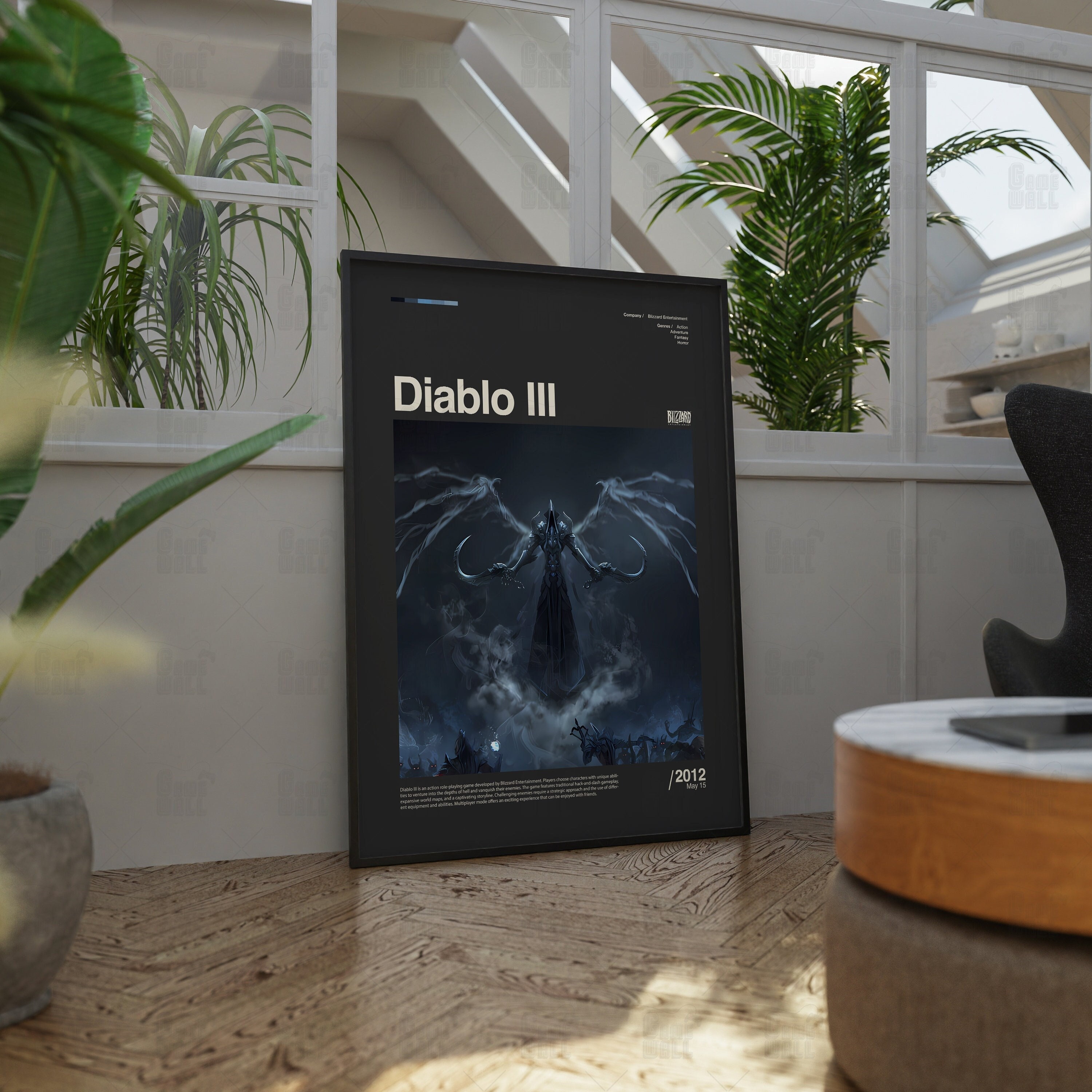 Diablo III Poster, Gaming Zimmer Poster, Gaming Wandposter, Gaming ...