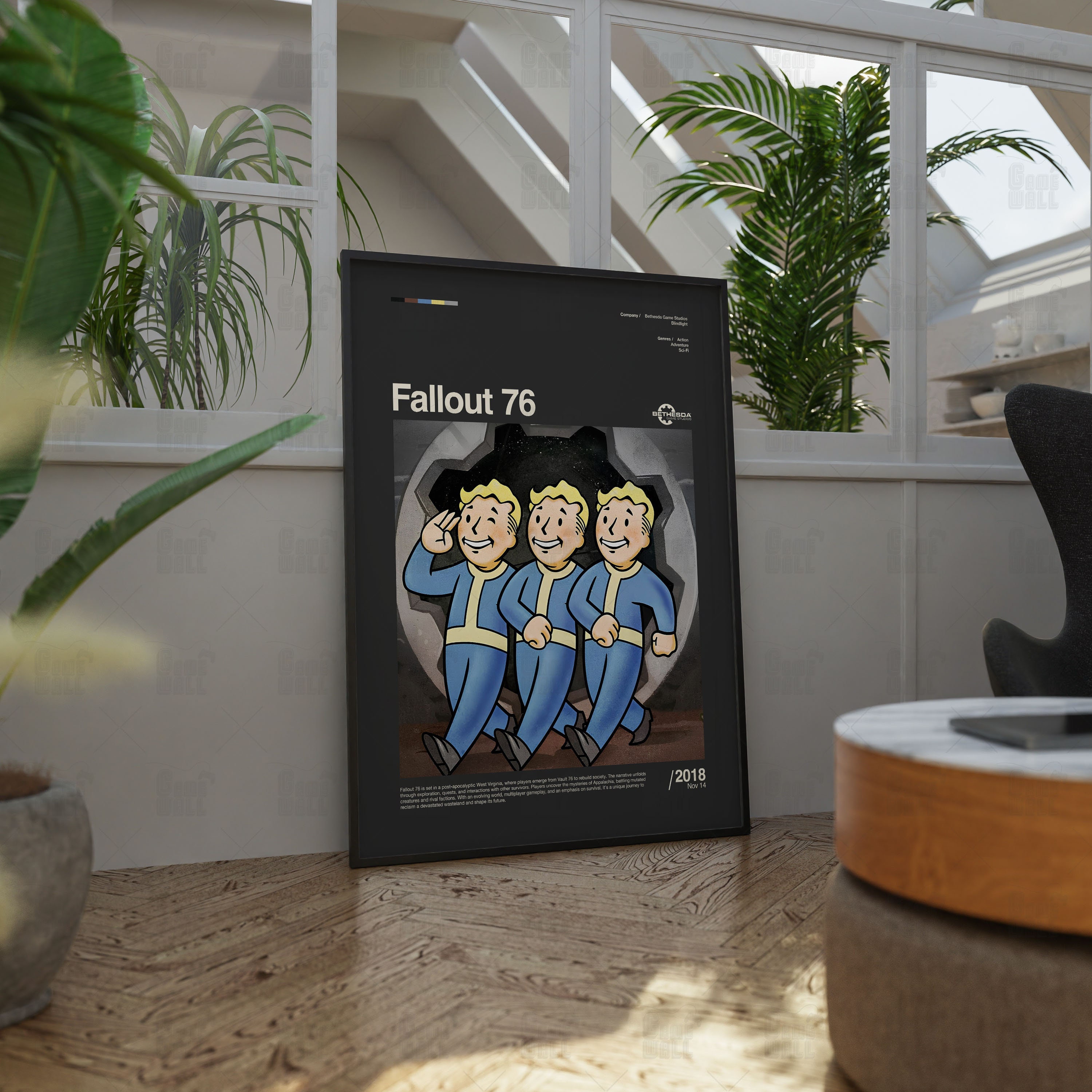 Fallout 76 Poster Gaming Room Poster Gaming Wall Poster - Etsy