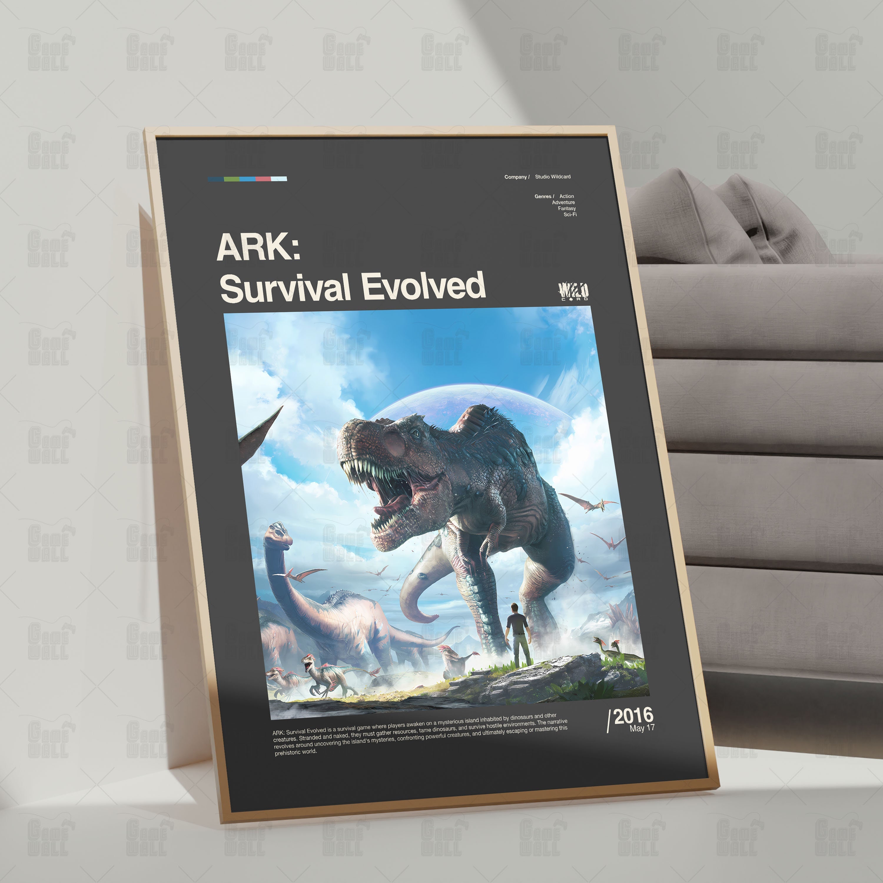 Ark Survival Evolved Poster Gaming Room Poster Gaming Wall - Etsy UK