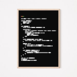 Techie Programmer Poster Retro Computer Print Code Wall Art Printable Tech Nerd Gift Gaming ...
