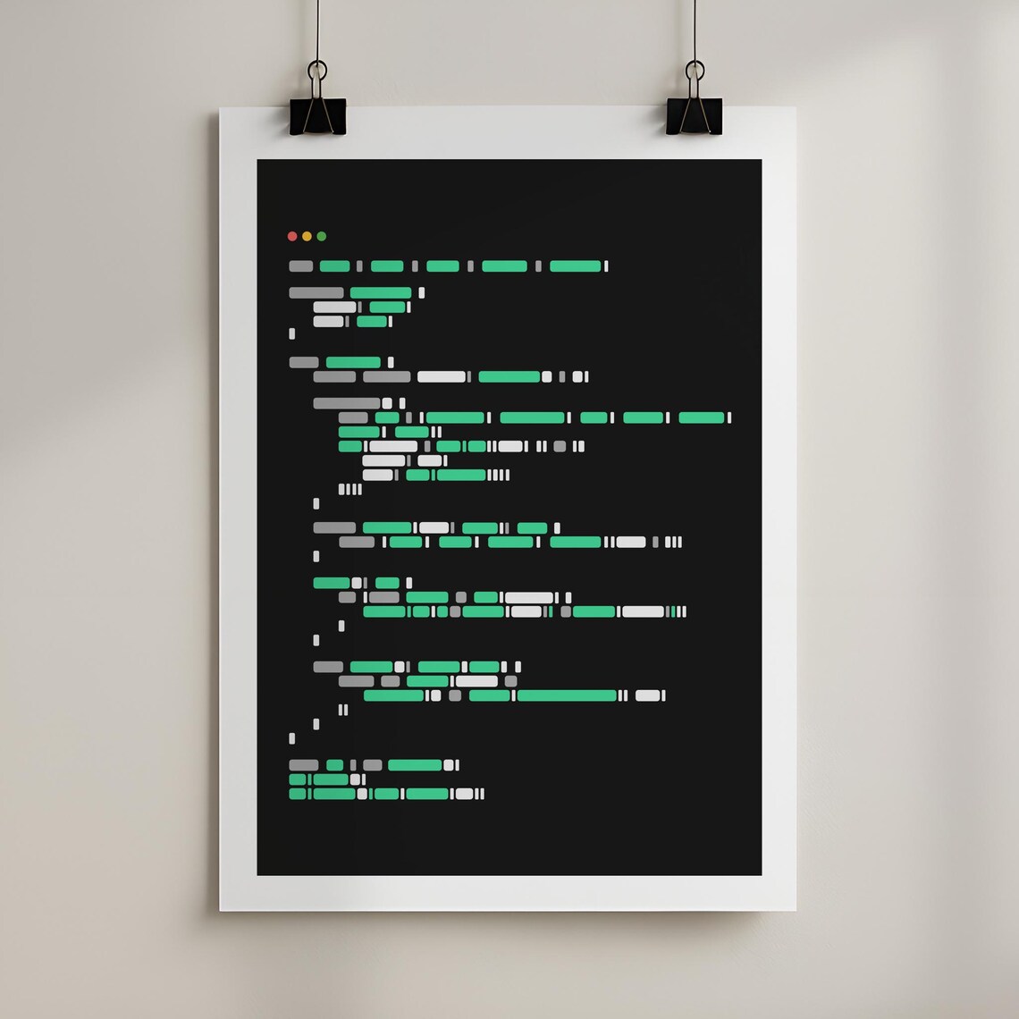 Techie Programmer Poster Retro Computer Print Code Wall Art Printable ...