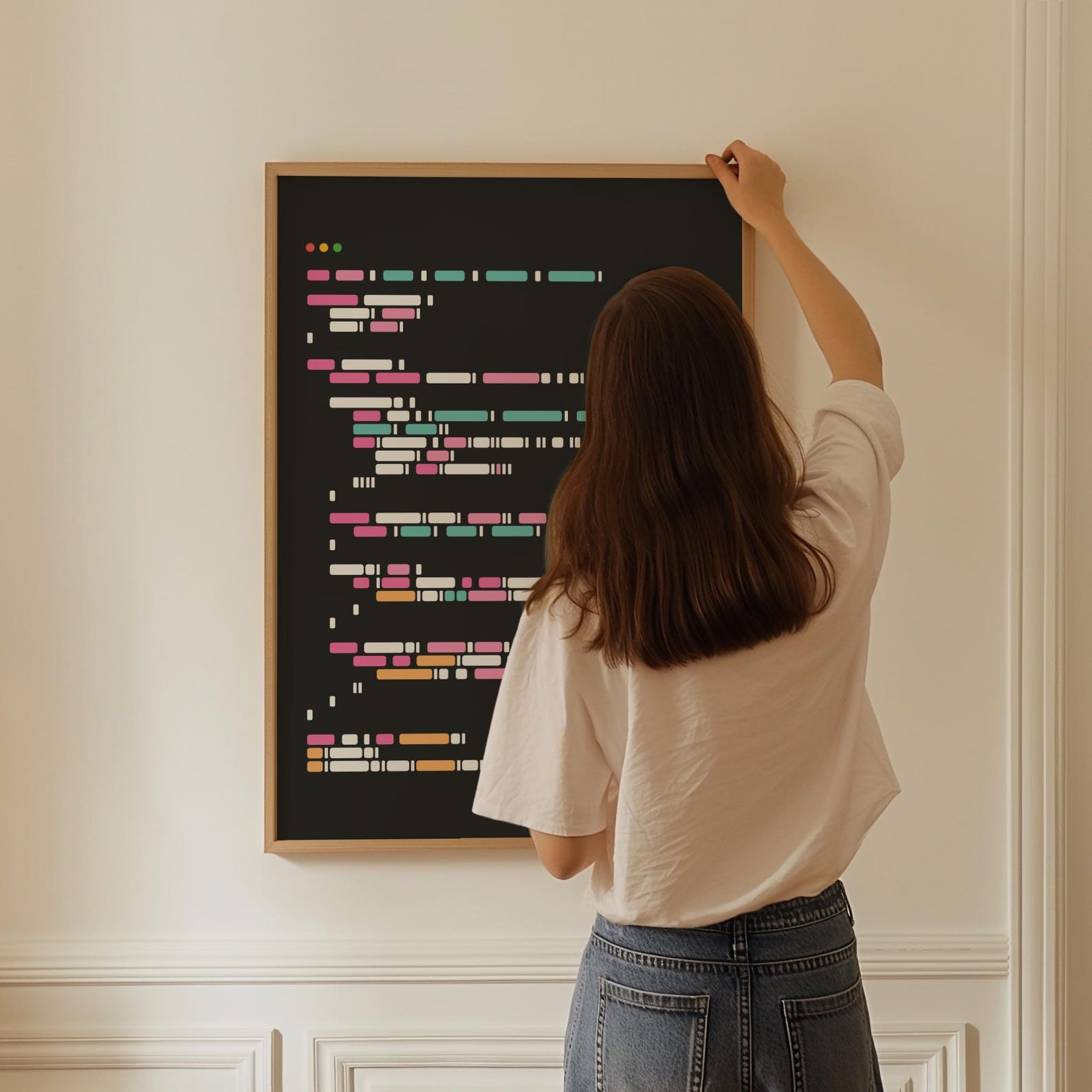 Techie Programmer Poster Retro Computer Print Code Wall Art Printable ...