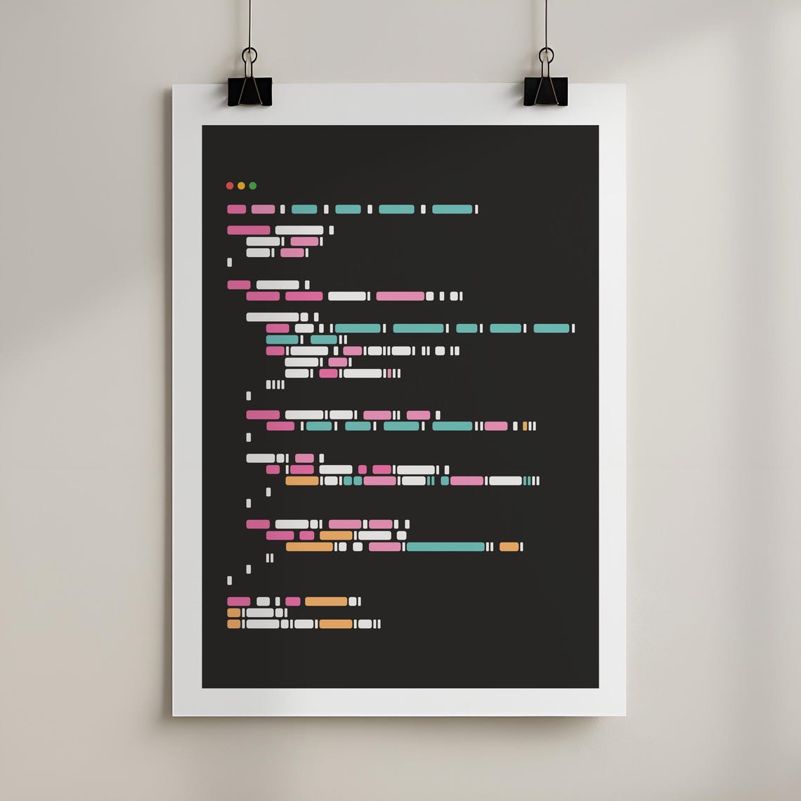 Techie Programmer Poster Retro Computer Print Code Wall Art Printable ...