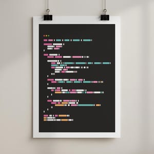 Techie Programmer Poster Retro Computer Print Code Wall Art Printable ...