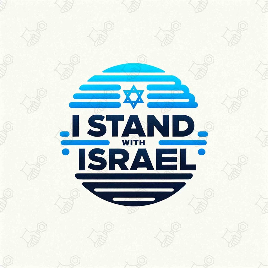 I Stand With Israel - Strength in Blue & White - Etsy