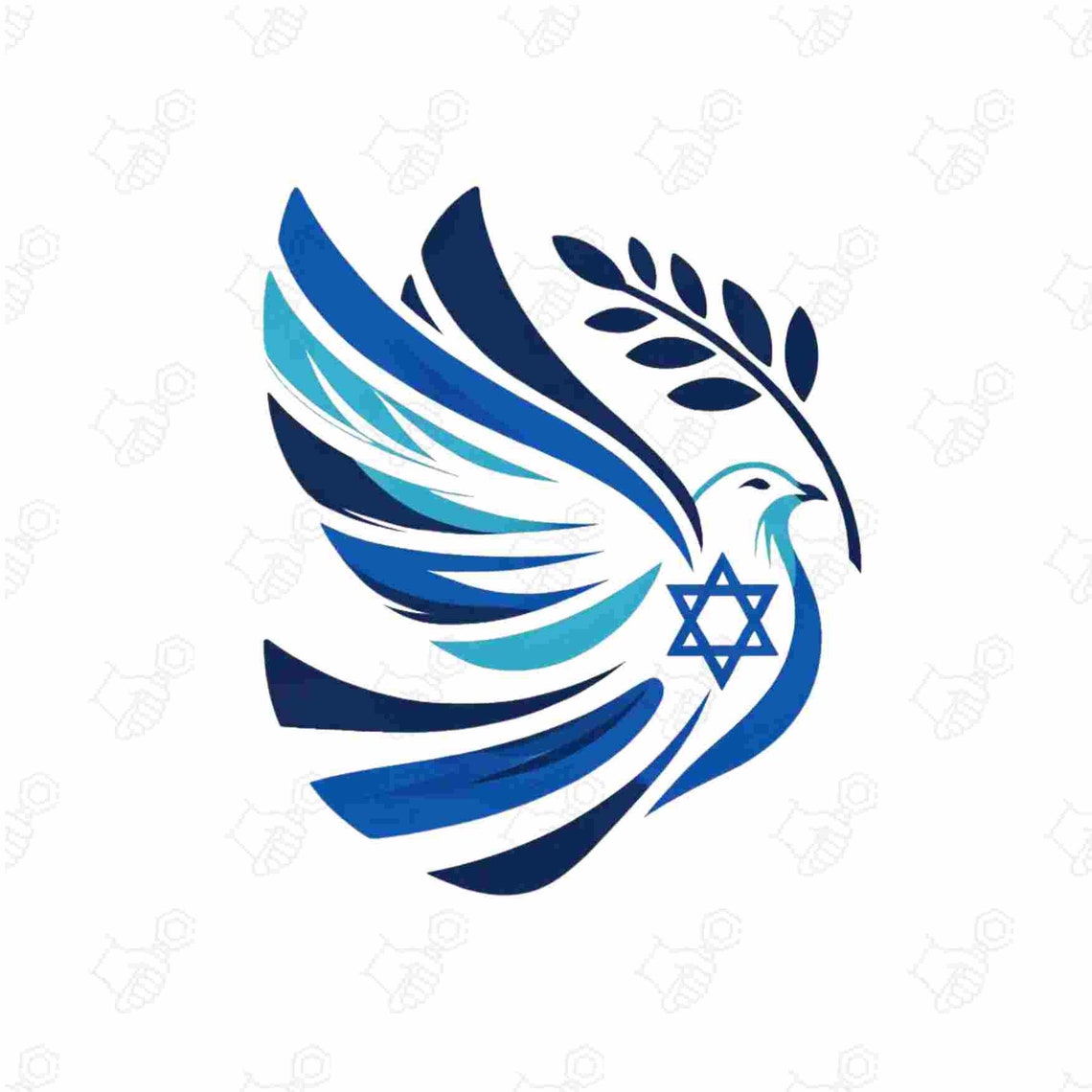 Dove of Peace - Star of David - Israeli Flag - Stand With Israel ...