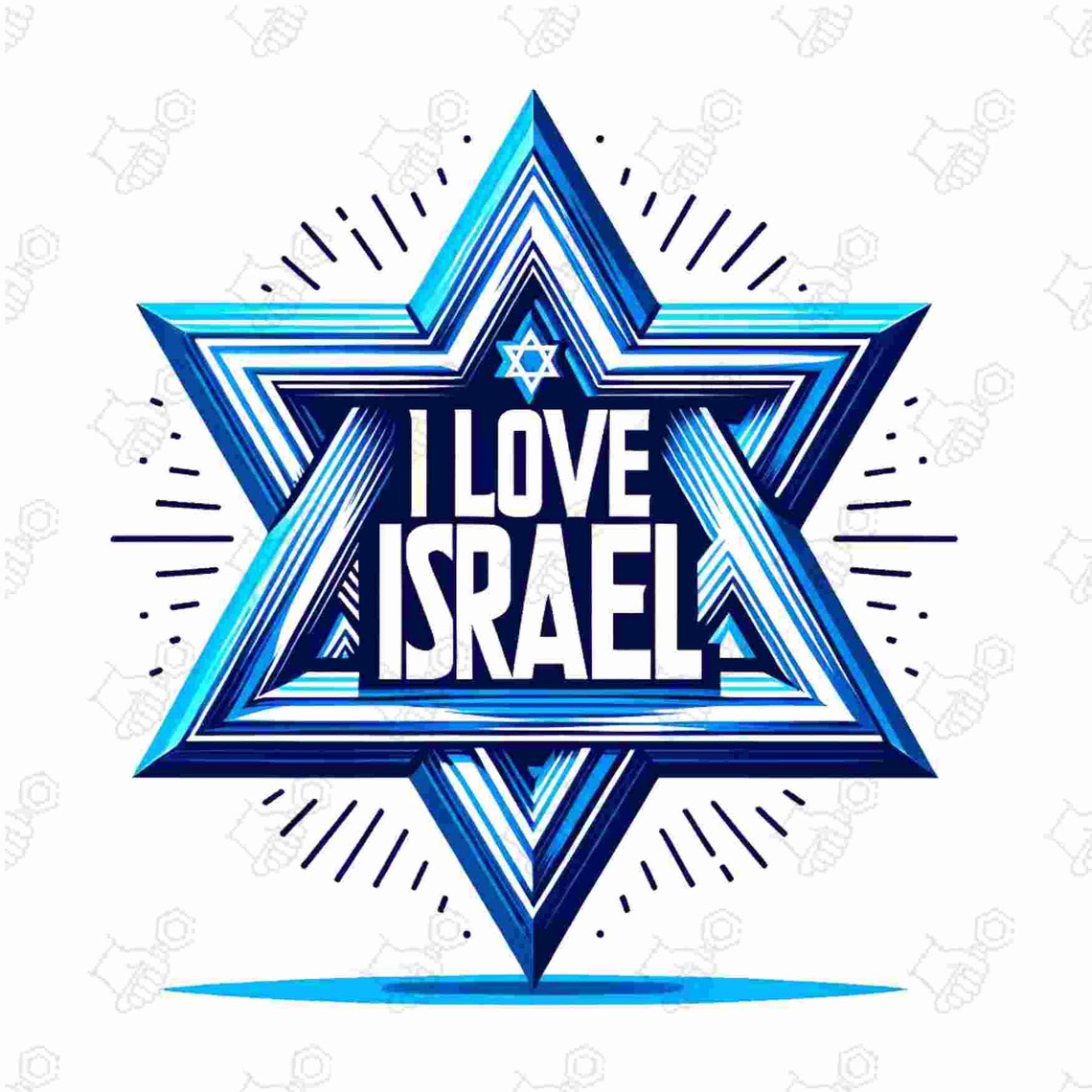 Ultimate Pro-israeli Digital Design Bundle - SVG & PNG - Stand With Israel - Star of David ...