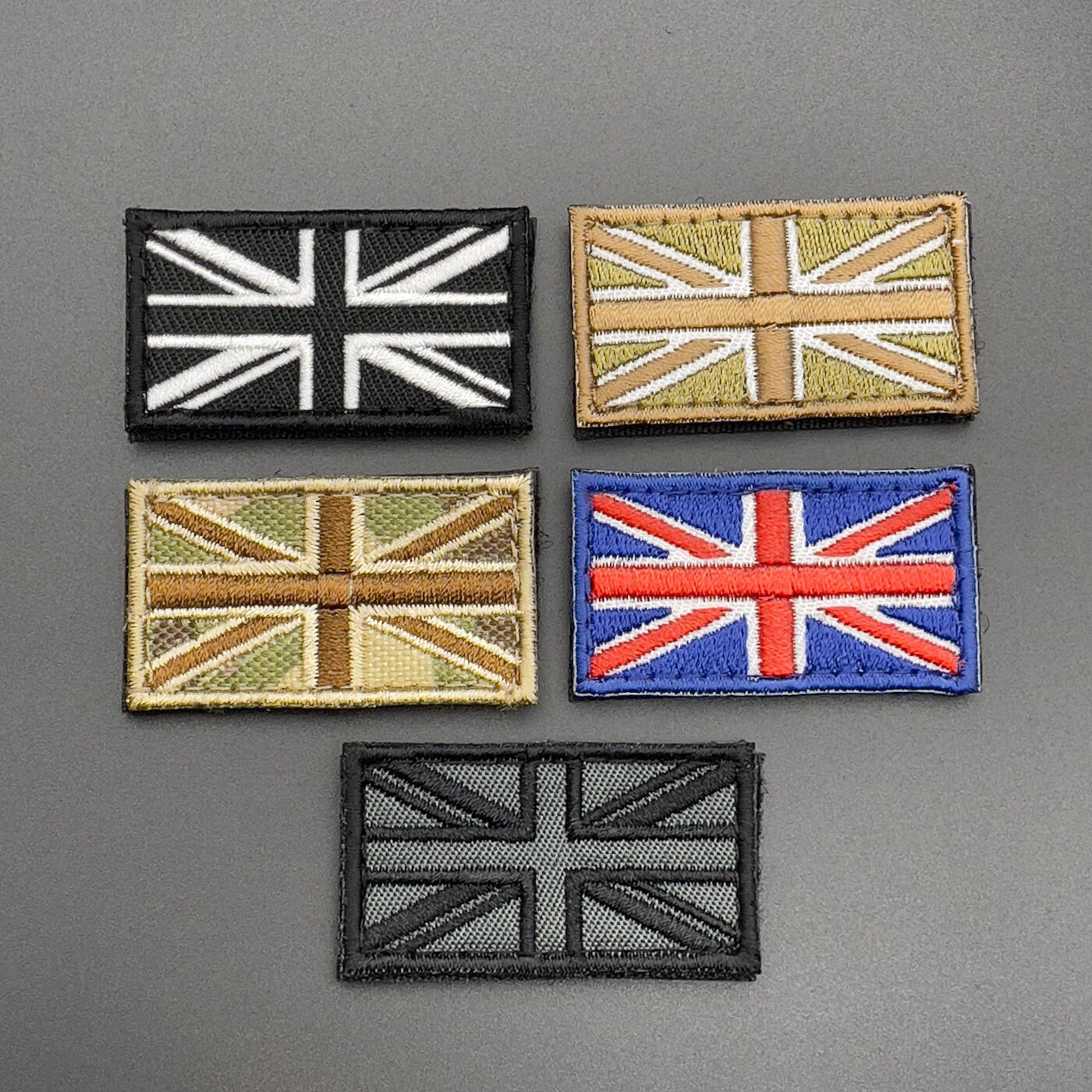 Mini Union Jack Patch - 4.5cm X 2.5cm - Hook & Loop, Fabric - Small ...
