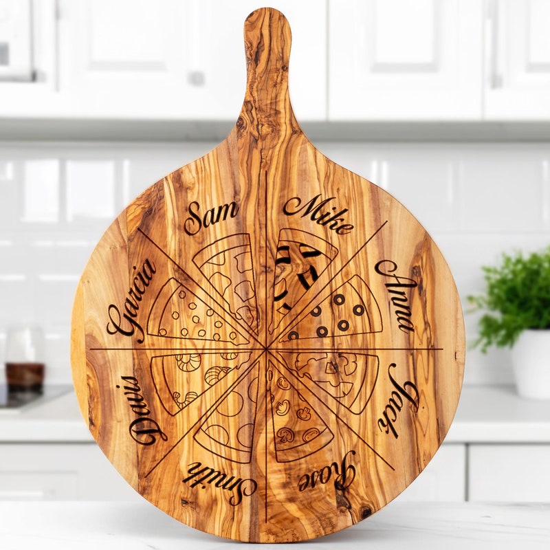 Pizza Board Olive Wood - Etsy