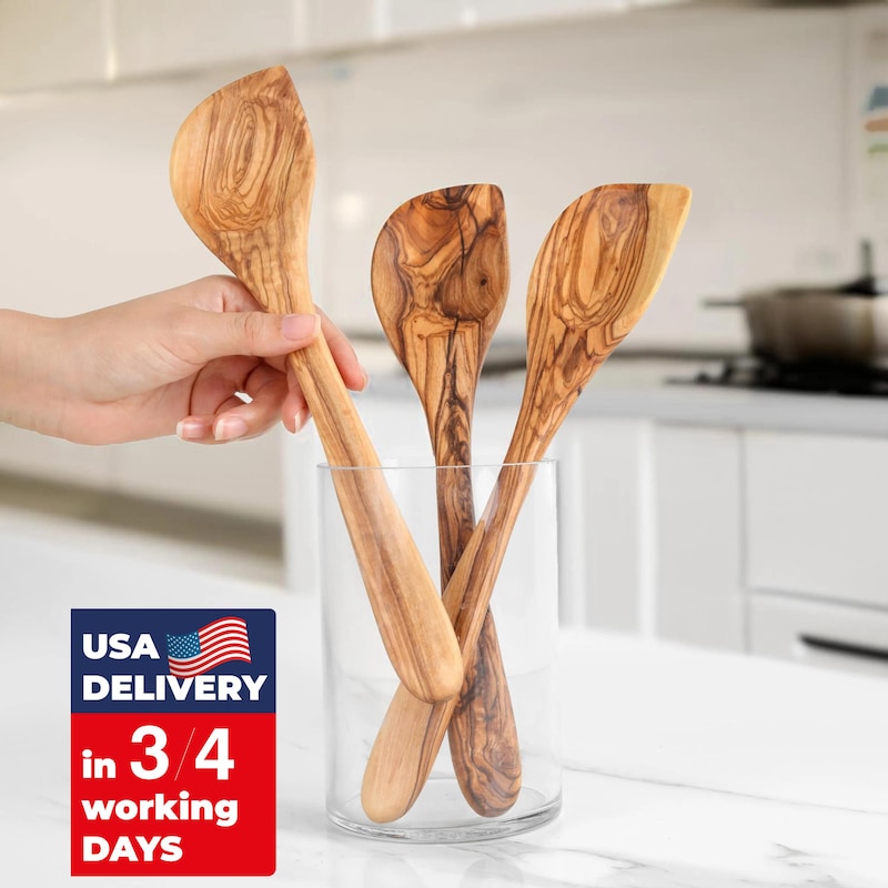 Hand Carved Mixing Spoons - Etsy