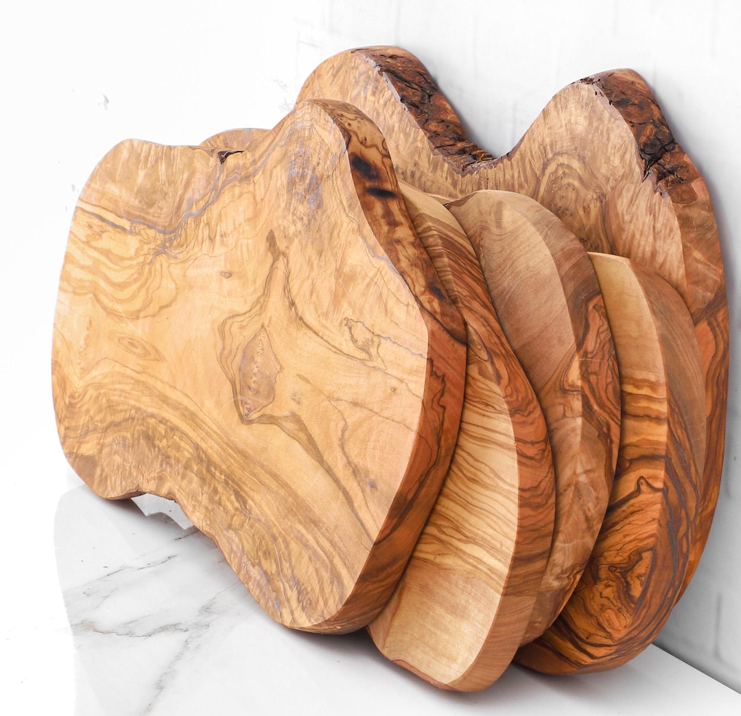 Olive Wood Cutting Boards - Bulk Handmade Wooden Charcuterie Boards ...