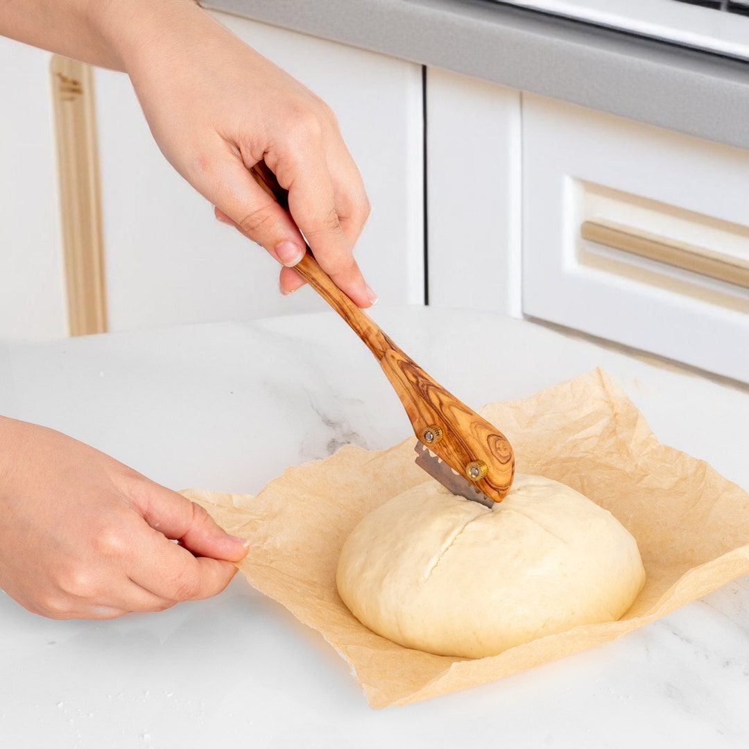 Bread Scoring Lame Olive Wood Bread Lame Baking Gift Scoring Knife ...