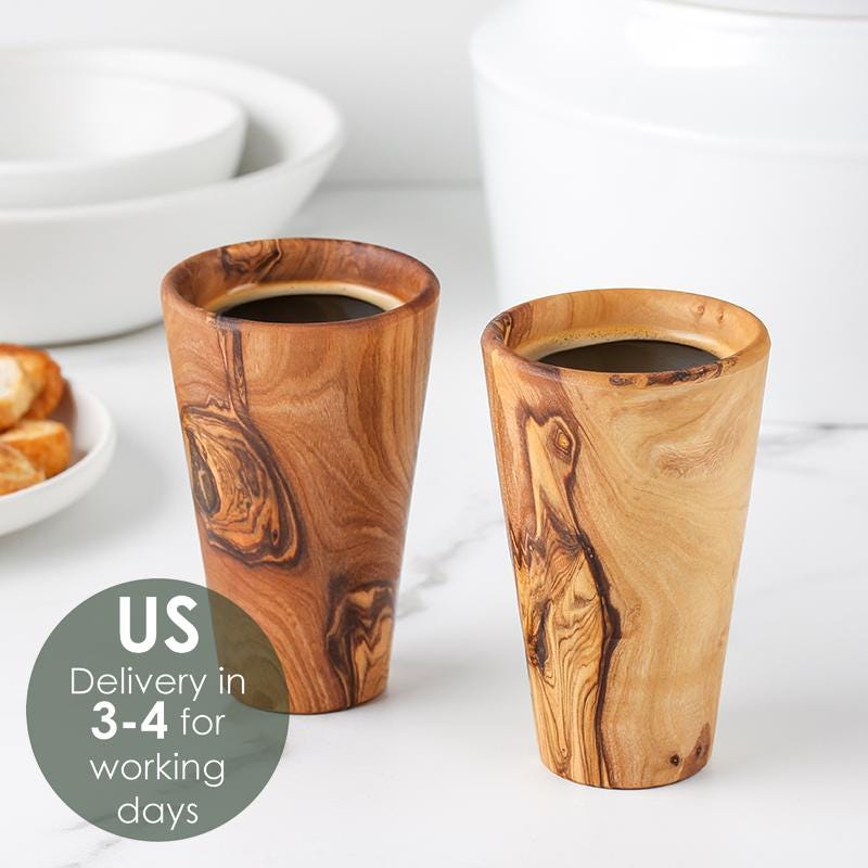 Wooden Cups - Etsy