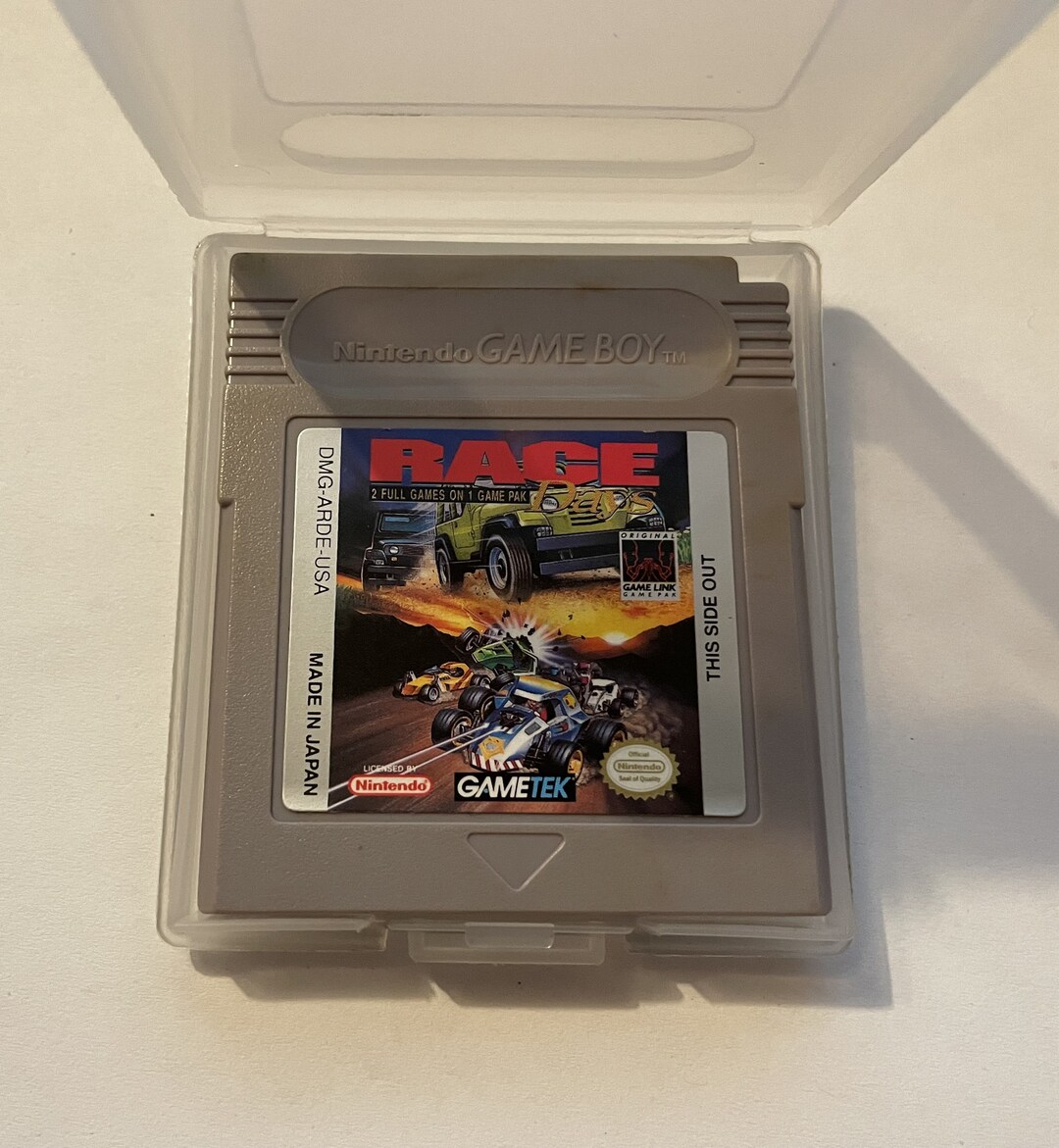 Authentic Game Boy Race Days Game Cart - Etsy