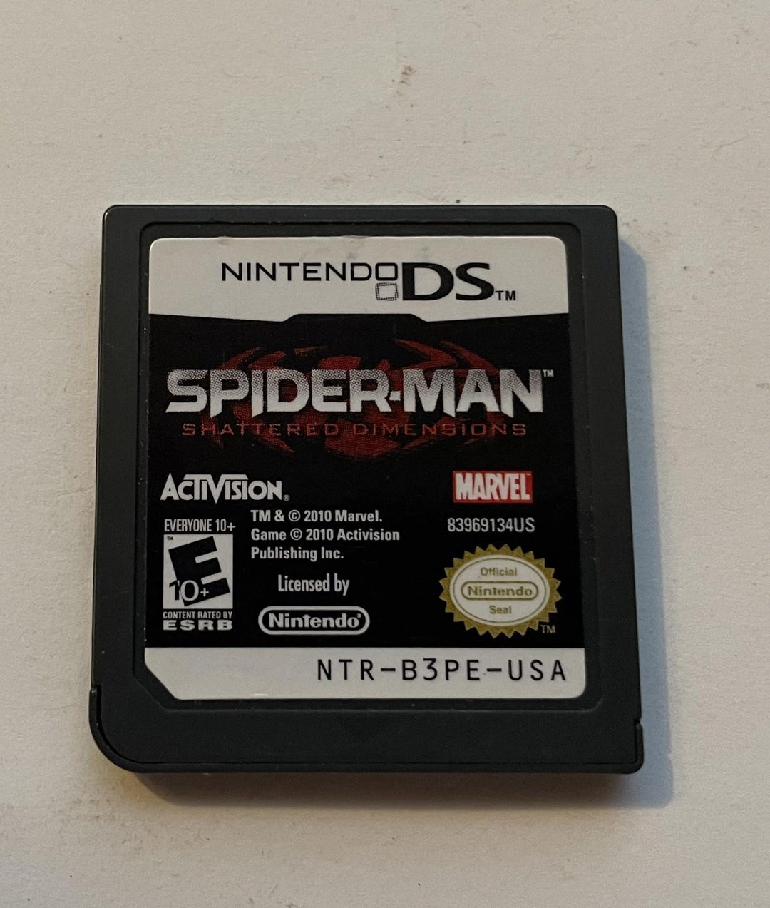 Authentic DS Spiderman Game Cart - Etsy