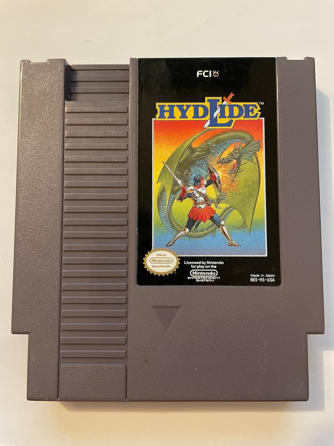 Authentic Nintendo nes Hydlide Game Cart. - Etsy