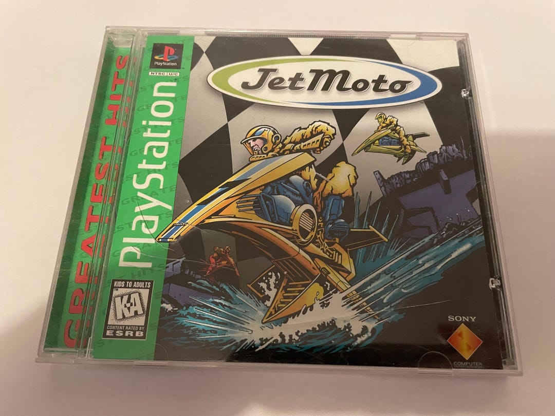 Sony Ps1 Game Jet Moto - Etsy