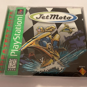 Sony Ps1 Game Jet Moto - Etsy