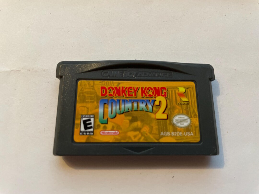 Authentic Game Boy Advance DK2 Game Cart - Etsy