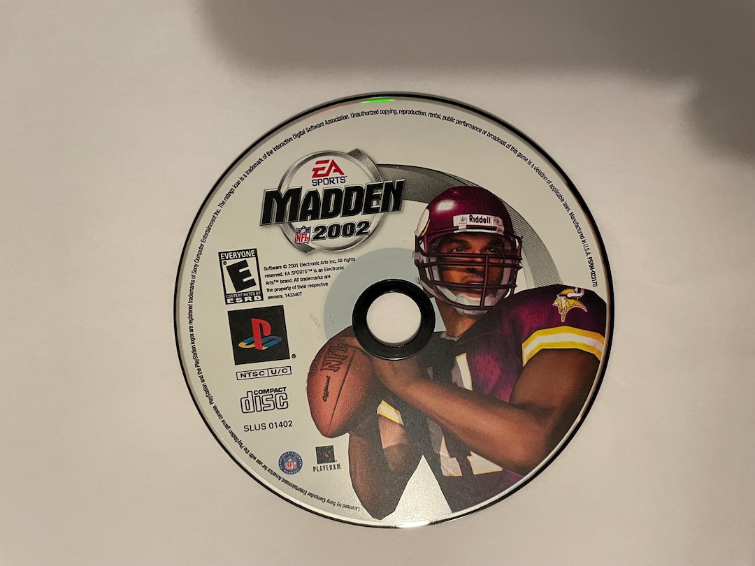 Sony Ps1 Loose Game Madden 2002 - Etsy
