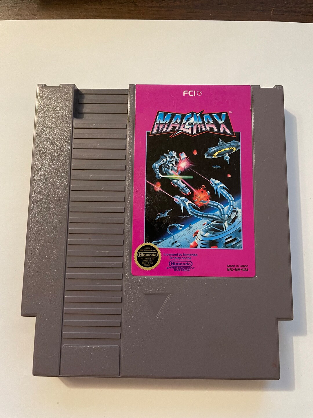 Authentic Nintendo nes Magmax Game Cart. - Etsy