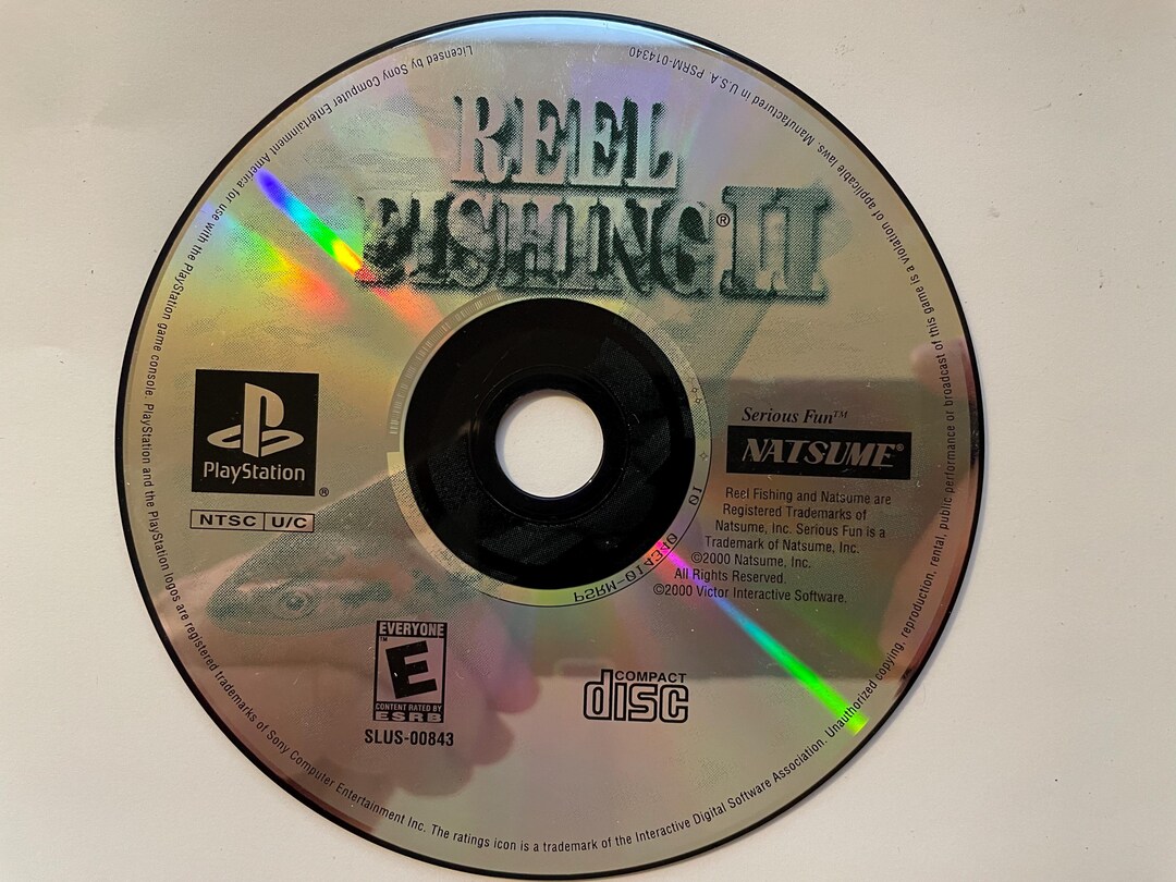 Sony Ps1 Loose Game Reel Fishing 2 - Etsy