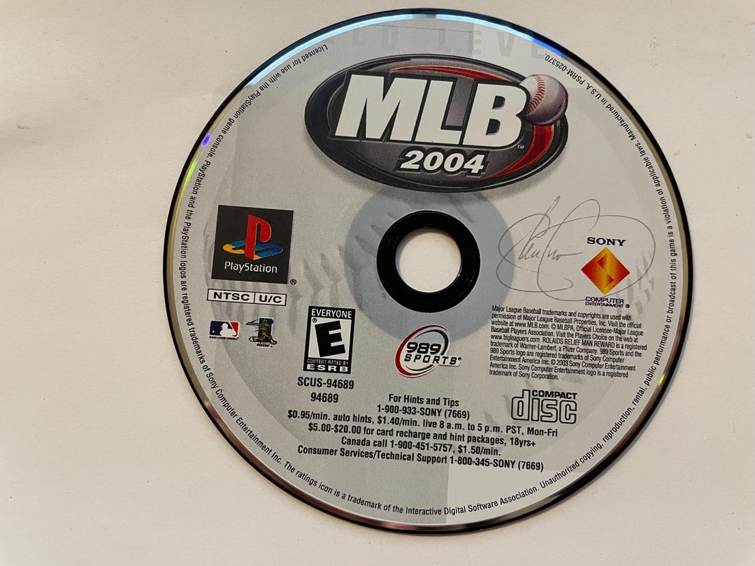 Sony Ps1 Loose Game MLB 2004 - Etsy
