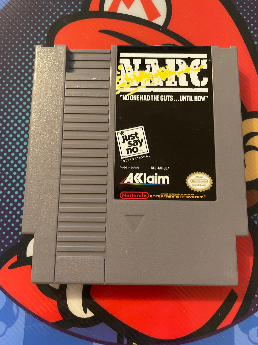 Authentic Nintendo "nes" Narc Game Cart. - Etsy