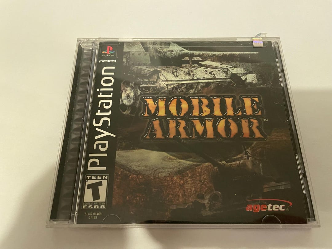 Sony Ps1 Loose Game Mobile Armor - Etsy