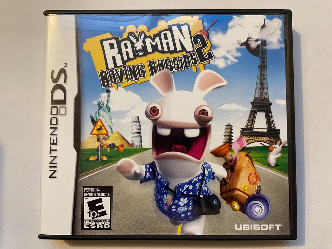 Authentic DS Rayman Raving Rabbids 2 Game Cart - Etsy