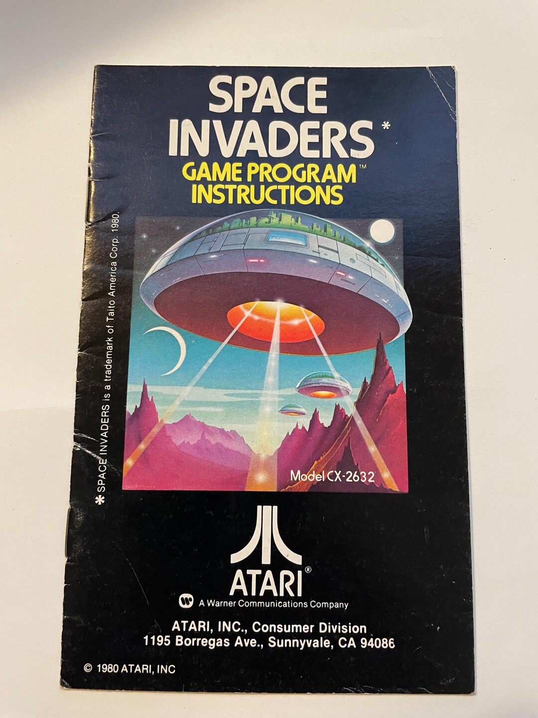Authentic Space Invaders ( Atari ) Video Game Manual - Etsy