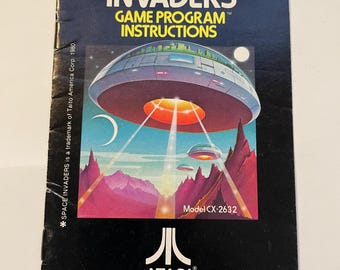Space Invaders for Atari 2600 Game and Manual/instructions - Tested ...