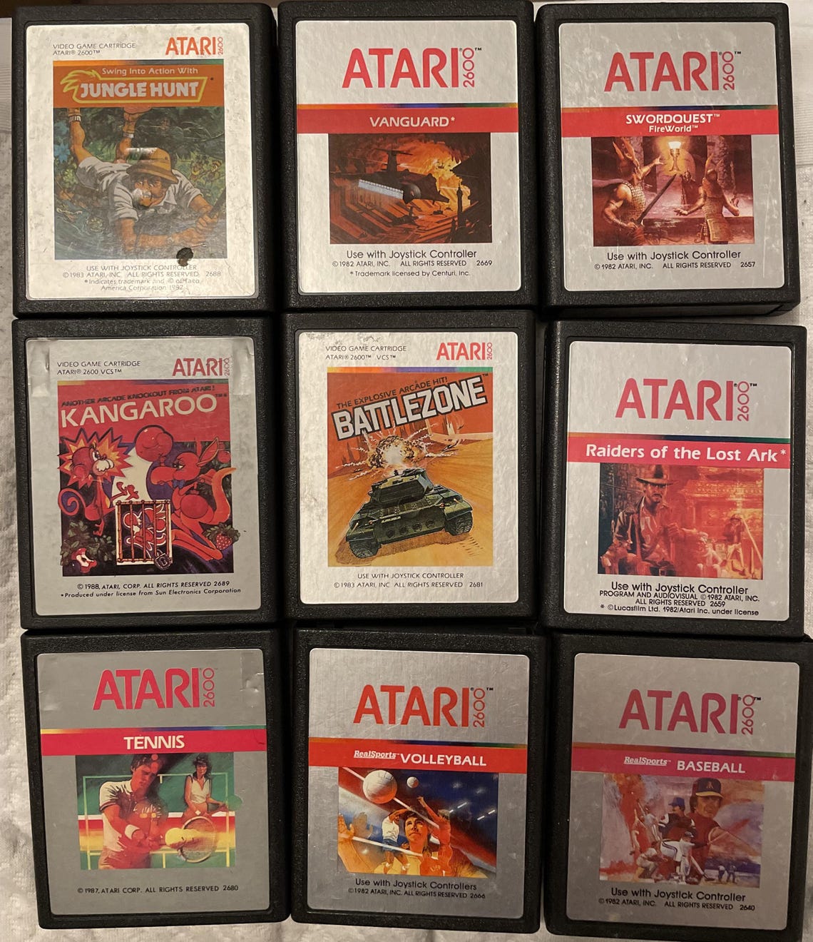 Atari 2600 Games Silver Covers #3 - Etsy