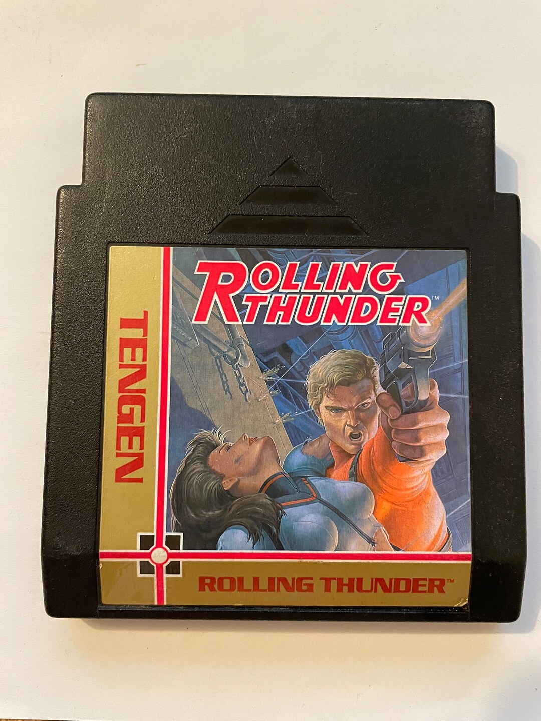 Authentic Nintendo "nes" Rolling Thunder Game Cart. - Etsy
