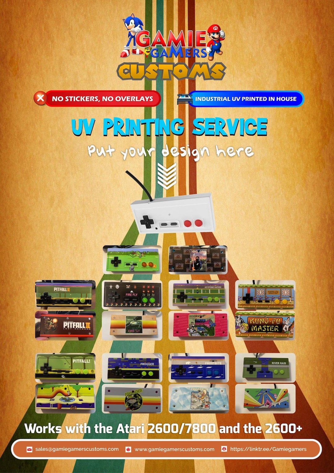 Custom Atari 2600 / 7800 Controllers - Etsy