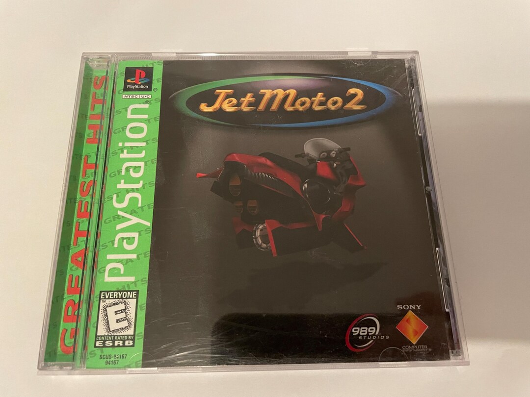 Sony Ps1 Game Jet Moto 2 - Etsy